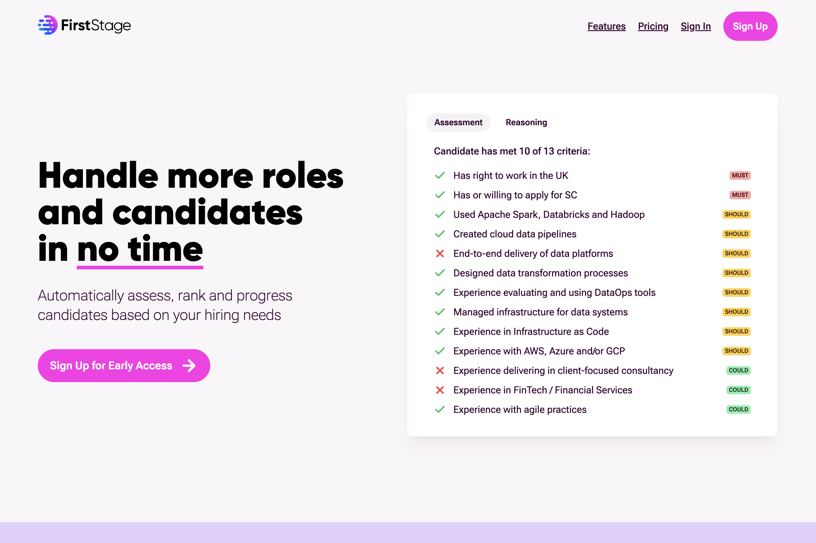 FirstStage - Automate the frontdoor to your talent pipeline